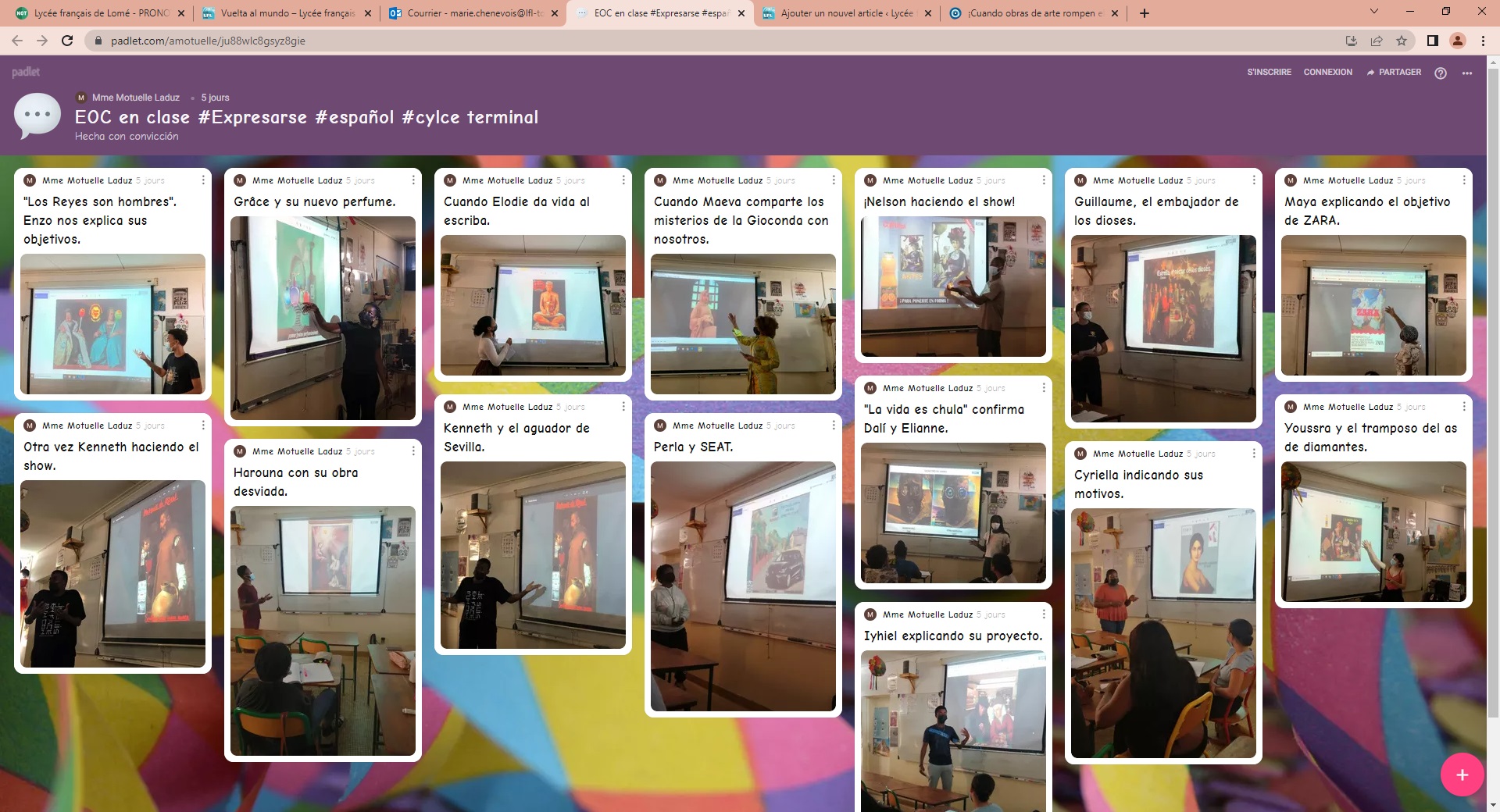 Arte y Poder – Lycée français de Lomé